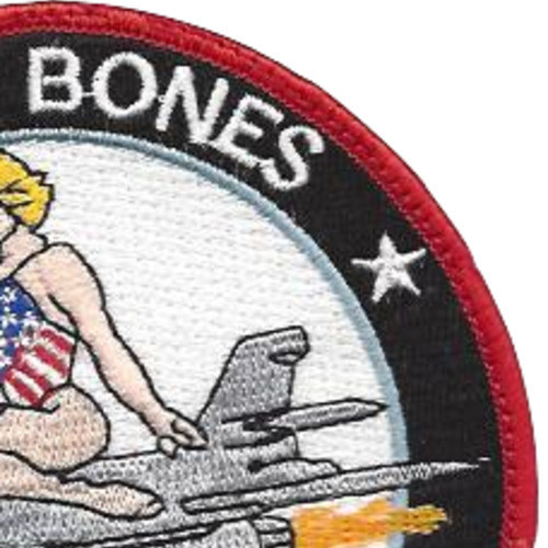 34th Bomb Squadron Mach 1 Bones Patch Hook And Loop | Squadron Patches | Air Force Patches ...