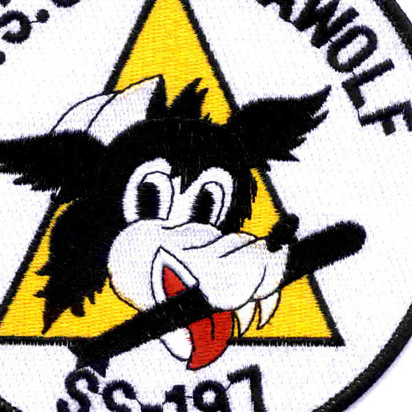 SS-197 USS Seawolf Patch | Submarine Patches | Navy Patches | Popular Patch
