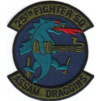 25th Fighter Squadron Patch - Version B | Squadron Patches | Air Force ...