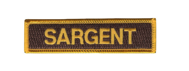 Sargent Patch | Military Patches I Specialty Patches I Popular Patch