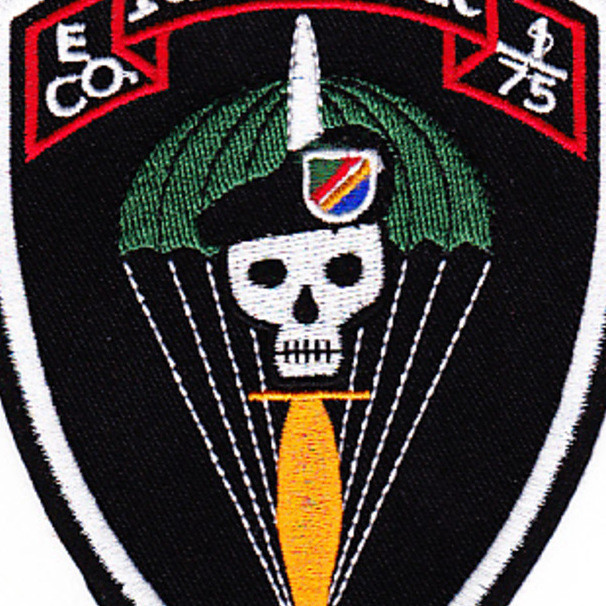 E Company 1st Battalion 75th Ranger Regiment Patch | Ranger Patches ...
