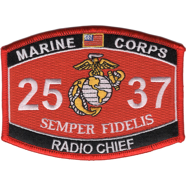 2571 Special Radio Operator MOS Patch | MOS Patches | Marine Patches ...