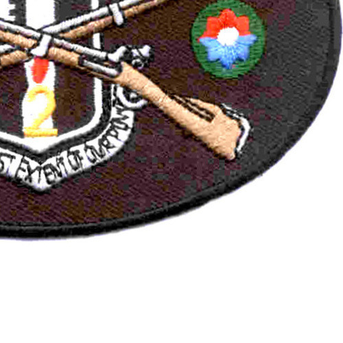 2nd Battalion Of The 60th Infantry Regiment Patch Combat Infantry Badge ...