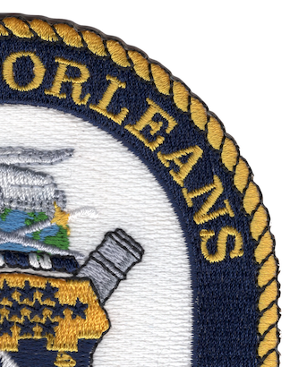 LPD-18 USS New Orleans Patch | Amphibious Ship Patches | Navy Patches ...