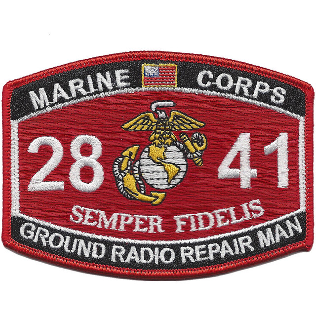 Marine MOS 2621 Manual Morse Intercept Operator Patch | MOS Patches ...