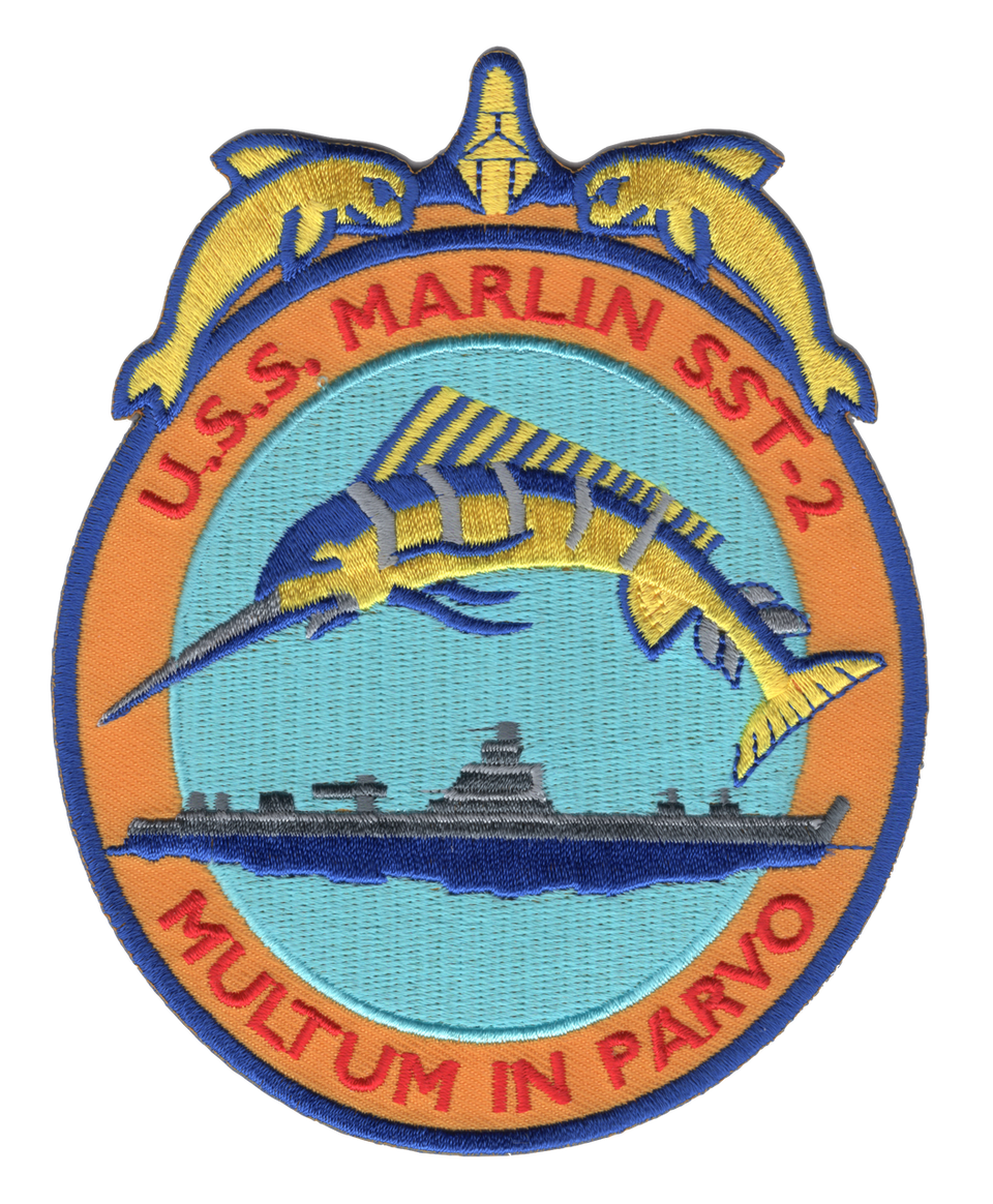 USS Marlin SS-205 Patch | Submarine Patches | Navy Patches | Popular Patch
