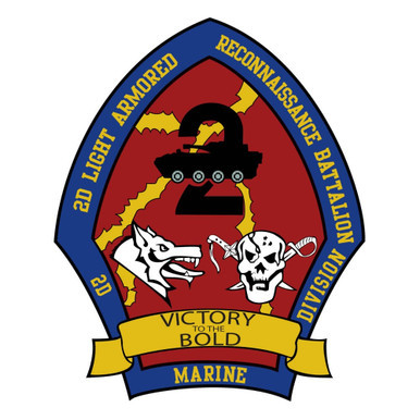 2nd Light Armored Reconnaissance Battalion, USMC Patch