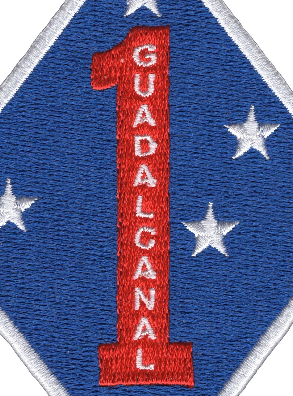 1st Marine Division Guadalcanal Patch | Ground Unit Patches | Marine ...