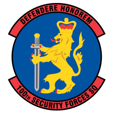 100th Security Forces Squadron Patch