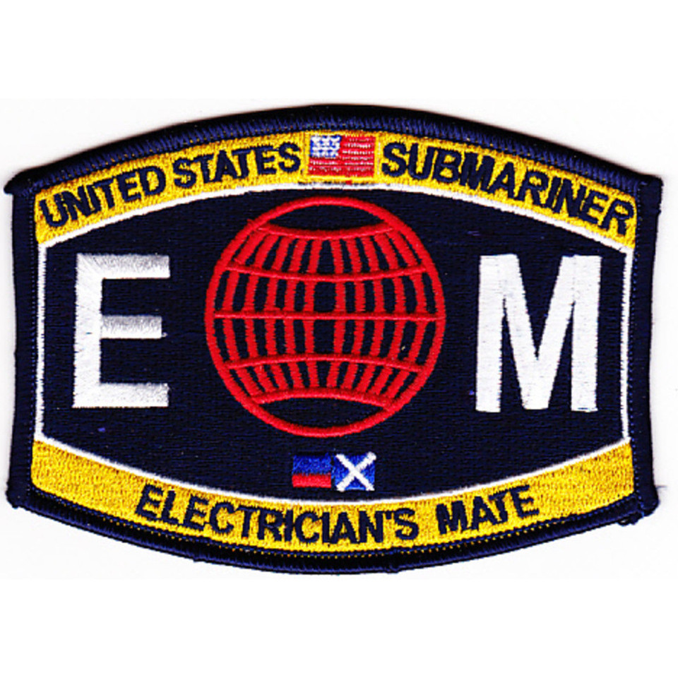 US Navy Electrician's Mate Rating Patch | Ratings Patches | Navy ...