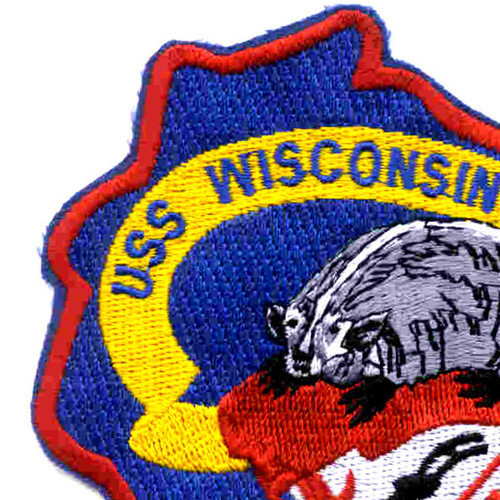 BB-64 USS Wisconsin Patch 3rd Reunion Milwaukee Wi | Ship Patches | Navy Patches | Popular Patch