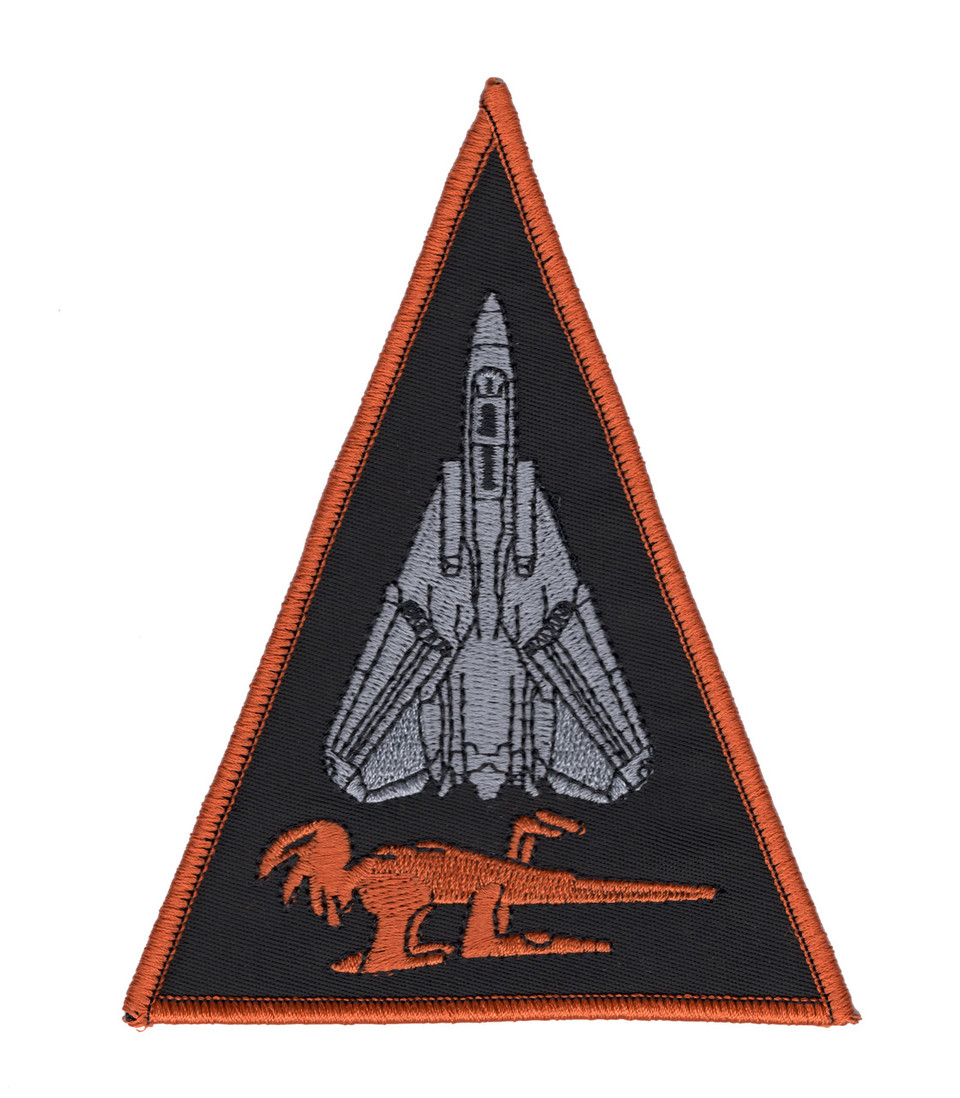 F-14 Grumman Tomcat Triangle Patch | Squadron Patches | Navy Patches ...