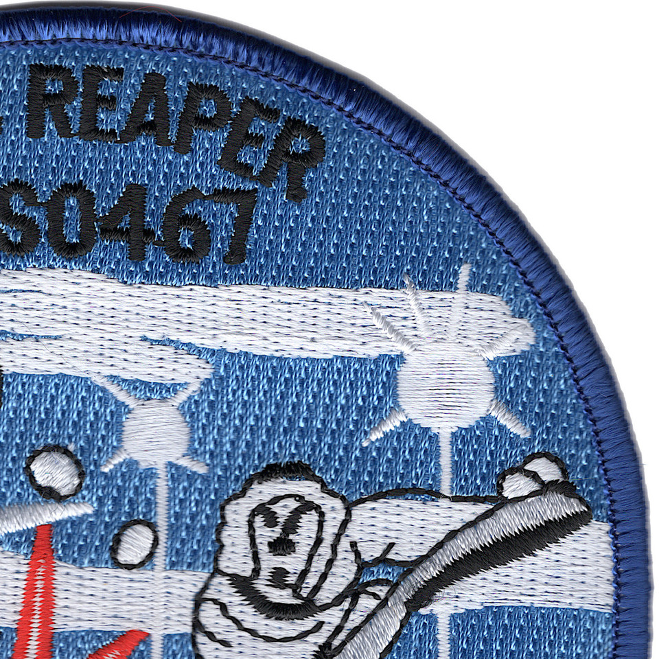 USS Reaper MSO-467 Patch | Auxiliary Ship Patches | Navy Patches ...