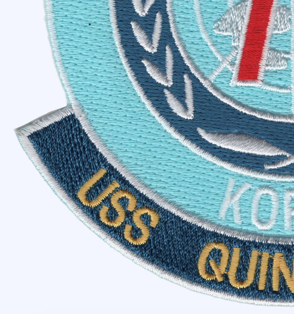 USS Quincy CA-71 Task Force 77 Korea Patch | Aircraft Carrier Patches ...