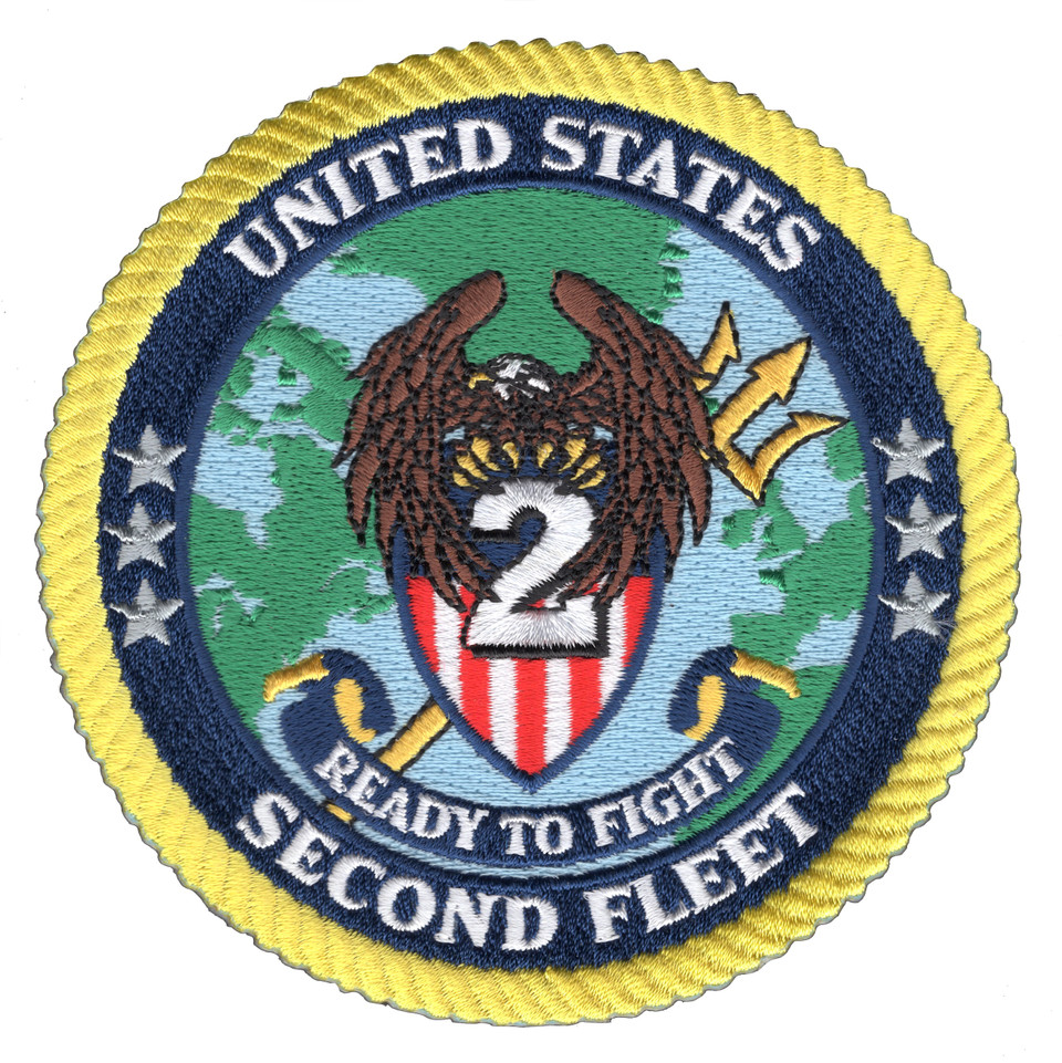 United States Second Fleet Patch | Specialty Patches | Navy Patches ...
