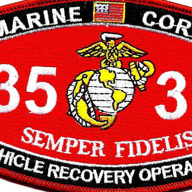 3536 Vehicle Recovery Operator MOS Patch | MOS Patches | Marine Patches ...
