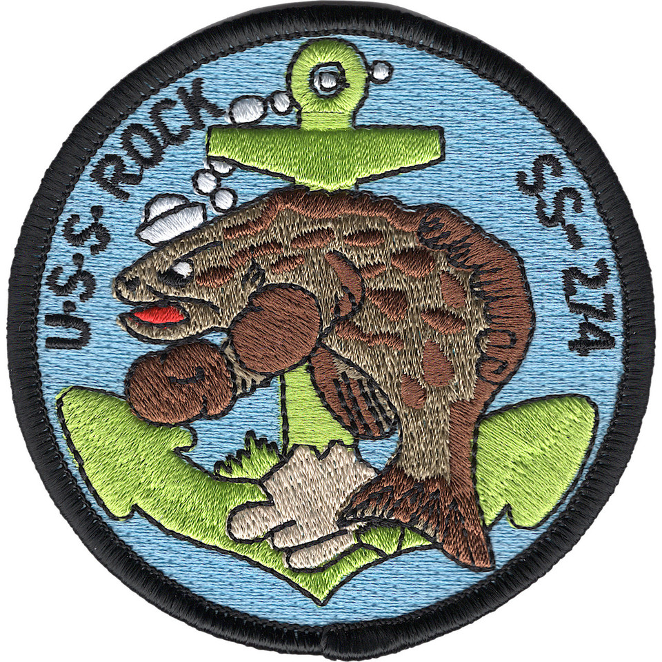 SS-274 USS Rock Patch | Submarine Patches | Navy Patches | Popular Patch