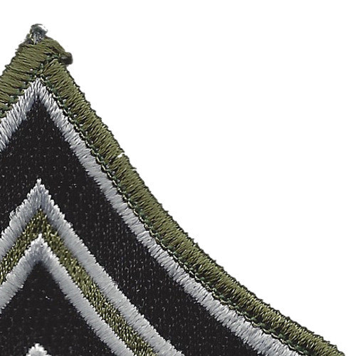 Sheriff Police Corporal Chevrons Black OD Patch | Specialty Patches ...
