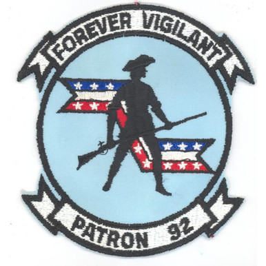VP-92 Patch Forever Vigilant Patron 92 | Squadron Patches | Navy ...