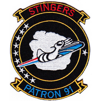 VP-91 Patch Stingers Patron 91 | Squadron Patches | Navy Patches ...