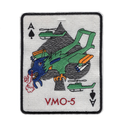 VMO-5 Patch Black Aces | Squadron Patches | Marine Patches | Popular Patch