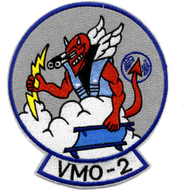 VMO-2 US Marine Corps Observation Squadron Patch Devil | Squadron ...