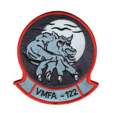 VMFA-122 Fighter Attack Squadron Patch | Squadron Patches | Marine ...