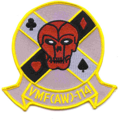 VMF(AW)-114 Patch Death Dealers | Squadron Patches | Marine Patches ...