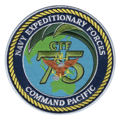 Commander Task Force CTF 75 - NEFCPAC Patch | Specialty Patches | Navy ...