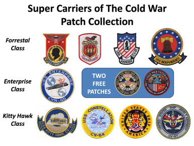 United States Navy Super Carriers of The Cold War Patch Collection ...
