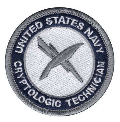 US Navy Cryptologic Technician CT Hat Patch - Popular Patch