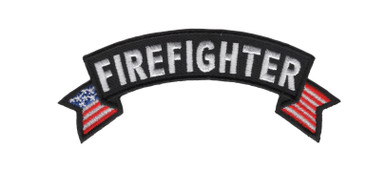 Firefighter Flag Rocker | Specialty Patches | Patriotic Patches ...