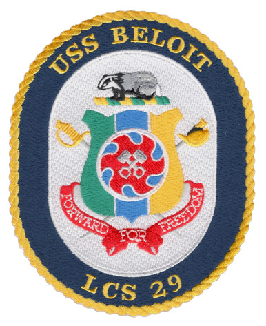 USS Beloit LCS-29 Patch | Ship Patches | Navy Patches | Popular Patch