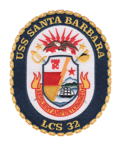 USS Santa Barbara LCS-32 | Ship Patches | Navy Patches | Popular Patch
