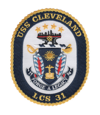 USS Cleveland LCS-31 Patch | Amphibious Ship Patches | Navy Patches ...