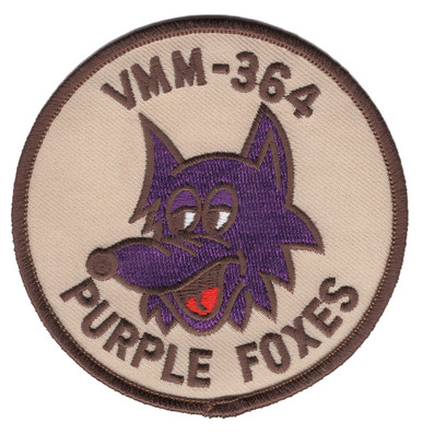 Desert VMM-364 Purple Foxes US Marine Corps Medium Tiltrotor Squadron ...
