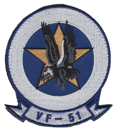 VF-51 Screaming Eagles US Navy Fighter Squadron Hook and Loop Patch ...