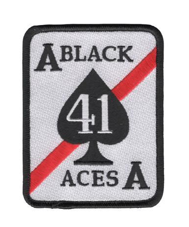 VFA-41 Black Aces US Navy Strike Fighter Squadron Patch - Popular Patch