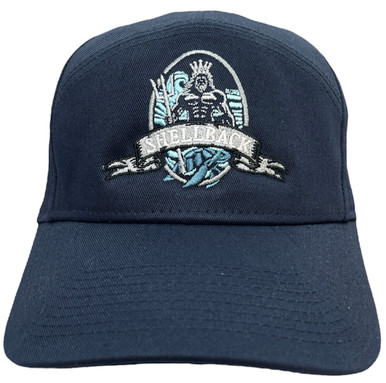 Shellback Hat - Snapback Ball Cap - Navy Blue - Popular Patch