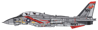 VF-114 Aardvarks F-14 sideview Patch