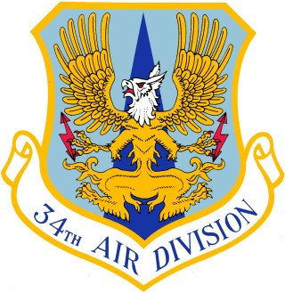 34th Air Division Patch