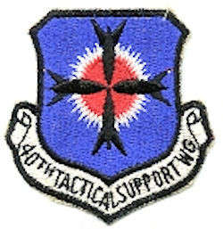40th Tactical Support Wing Patch - Popular Patch