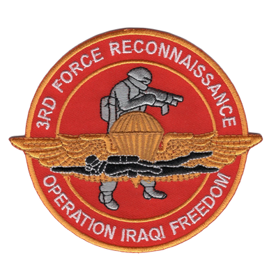 3rd Force Reconnaissance Patch | Ground Unit Patches | Marine Patches ...