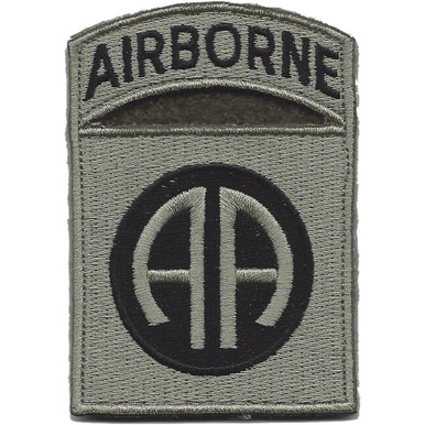 82nd Airborne Division Foliage Green Black OD ACU Patch Hook And Loop ...