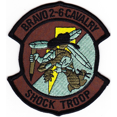 2nd Squadron 6th Aviation Air Cavalry Regiment Bravo Troop Patch OD ...