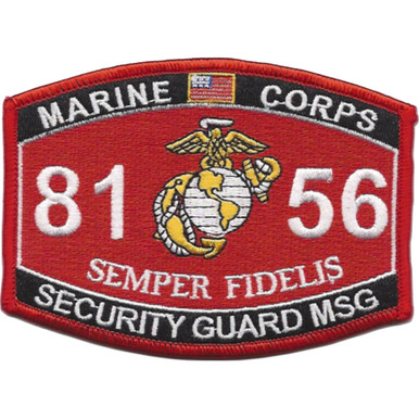 8156 Security Guard MSG MOS Patch | MOS Patches | Marine Patches ...