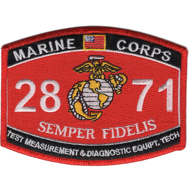 2871 Test Measurement & Diagnostic Equipment Technician MOS Patch | MOS ...