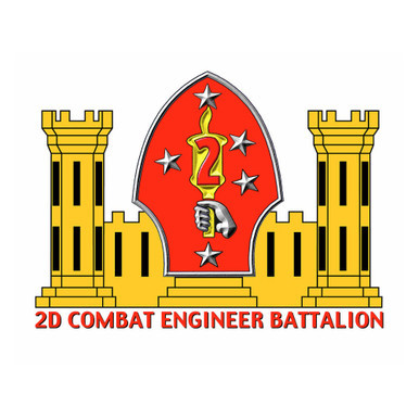 2nd Combat Engineer Battalion, USMC Patch