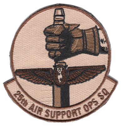 25th Air Support Operations Squadron Desert Patch Hook And Loop ...