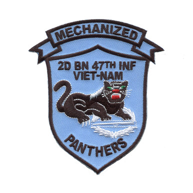 2nd Battalion 47th Infantry Regiment Patch Mechanized Viet-Nam Panthers ...
